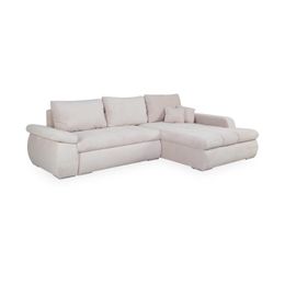 SONSTIGE Polsterecke REKU (BHT 175x89x278 cm) BHT 175x89x278 cm beige Ecksofa Wohnlandschaft Eckcouch