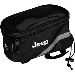 Jeep E-Bikes Fahrradtasche Smartphone Rahmentasche, schwarz