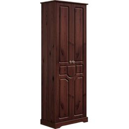 Home Affaire Garderobenschrank Klera Breite 67 cm, aus massiver Kiefer, FSC®-zertifiziert, braun