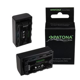 Patona 2x Akku für Panasonic VW-VBD29 Kamera-Akku Ersatzakku 2600 mAh (7