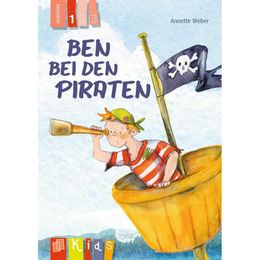 Ben bei den Piraten - Lesestufe 1 - Annette Weber, Kartoniert (TB)