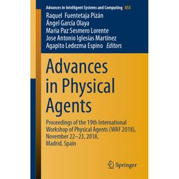 Springer International Publishing Advances in Physical Agents, Kartoniert (TB)