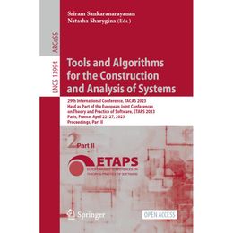 Tools and Algorithms for the Construction and Analysis of Systems, Kartoniert (TB)