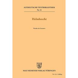 De Gruyter Helmbrecht - Wernher der Gartenære, Kartoniert (TB)