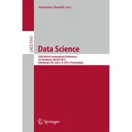 Springer International Publishing Data Science, Kartoniert (TB)