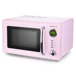 Emerio Mikrowelle Retro Design MW-112141.1 rosa/pink