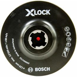 Bosch Professional X-LOCK Klett-Schleifteller für Winkelschleifer 125 mm