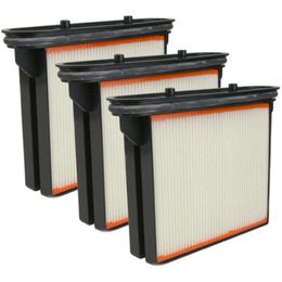 TRADESHOP 3x Trade-shop Polyester-Faltenfilter Filter-Kartusche für Starmix iPulse L-1635 Top / Basic, isp M-1635 safe / safe plus, isp isc 1425 1435 1635 1625