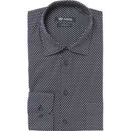 DUNMORE Businesshemd, Comfort Fit, Kent-Kragen, für Herren, blau, 42