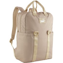 Puma® Sportrucksack "Core College Bag", Zweiwegereißverschluss, Griffe, für Damen, beige