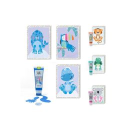 Miniwerk Handabdruck-Set Baby Abdruckset mit Bio Malfarbe