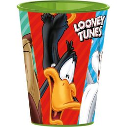 Tinisu Becher Looney Tunes Plastikbecher für Kinder 260ml