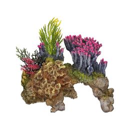 Nobby Aquariendeko Aquariendekoration Koralle mit Pflanzen 15