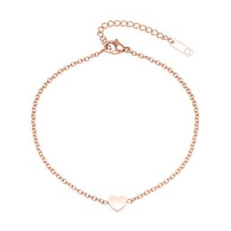 UNIQUE Fußkette UNIQUE Fußkette Edelstahl rosévergoldet A5021