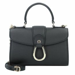 Aigner Evviva Handtasche Leder 21.5 cm black