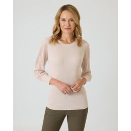 Judith Williams Pullover mit Häkeleinsatz