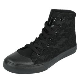 Black Premium by EMP Sneaker With Allover Lace Sneaker high schwarz in EU37