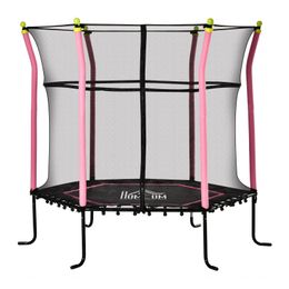 HOMCOM Trampolin mit Sicherheitsnetz Ø162 x H163,5 cm