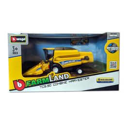 Bburago 18-31722 - New Holland - Mähdrescher TC5.90 für Mais (gelb) Spielzeugmähdrescher Modell