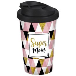 Geda Labels GmbH Coffee-to-go-Becher Super Mom