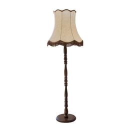 Stehlampe Lampen Gr. 1 flammig, Ø 55 cm Höhe: 155 cm, braun (nussbaumfarben) Stehlampe Standleuchten