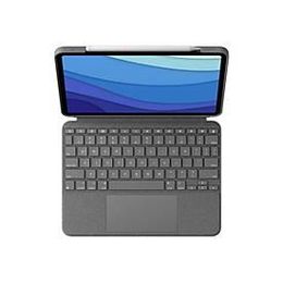 Logitech Combo Touch - Tastatur und Foliohülle - mit Trackpad - hintergrundbeleuchtet - Apple Smart connector - QWERTZ