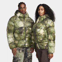 Nike ACG "Lunar Lake" Puffer Therma-FIT ADV lockere Jacke mit Kapuze - Grün