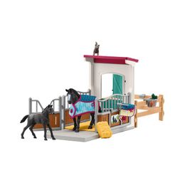 Schleich® 42611 Horse Club - Pferdebox mit Stute und Fohlen