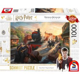 Schmidt Spiele Puzzle Wizarding World, Harry Potter™ Hogwarts Express™ von Thomas Kinkade, 1000 Puzzleteile, bunt