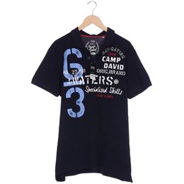 CAMP DAVID Herren T-Shirt, marineblau, Gr. 56
