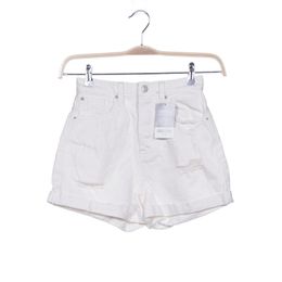 stradivarius Damen Shorts, cremeweiß, Gr. 32