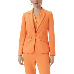 comma, Comma Jackenblazer mit Pattentaschen und mit Stretch, orange