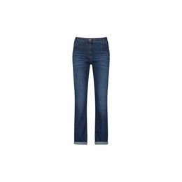 Gerry Weber 5-Pocket-Jeans dunkel-blau (1-tlg)