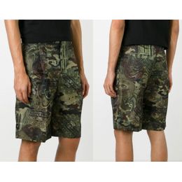 Givenchy Shorts Givenchy Mens Iconic Cult Soldout Camouflage Print Bermuda Hose Shorts