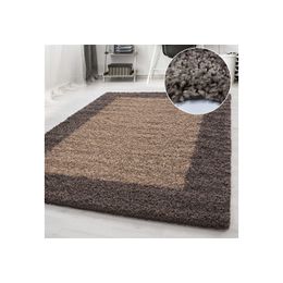 Hochflor-Teppich Hochflor Shaggy Zottelteppich Wohnzimmer Schlafzimmer