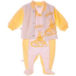 La Bortini Strampler Strampler und Hemdchen Set Baby Anzug 2tlg 44 50 56 62