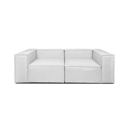 Home Deluxe Modulares Sofa VERONA - S hellgrau