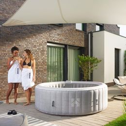 Home Deluxe Outdoor Whirlpool SPLASH - Beton - 6 Personen