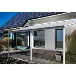 Home Deluxe Terrassenüberdachung SOLIS 495 x 303 x 226 / 278 cm weiß
