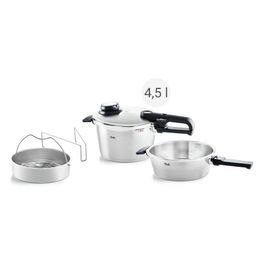 Fissler VITAVIT PREMIUM Set aus Schnellbratpfanne 2,5l + Schnellkochtopf 4,5l