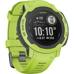 Smartwatch Garmin "INSTINCT 2" Smartwatches grün (limone) Fitness-Tracker