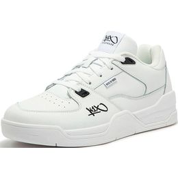 Sneaker K1x "Glide white/black M" Gr. 47, schwarz-weiß (white, black) Schuhe Schnürhalbschuhe