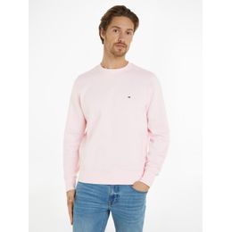Sweatshirt Tommy Hilfiger "IM NA FLAG LOGO SWEATSHIRT" Gr. L, rosa (light pink) Herren Sweatshirts