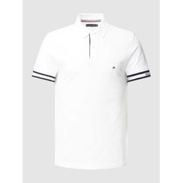 Tommy Hilfiger Slim Fit Poloshirt mit Logo-Stitching