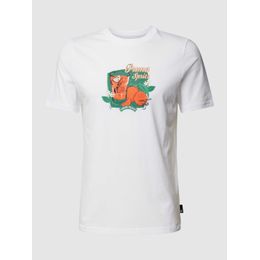 Puma T-Shirt mit Label-Motiv-Print