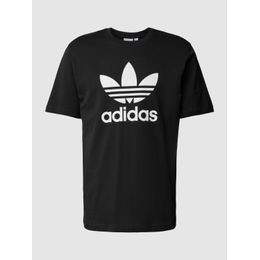 adidas originals T-Shirt mit Label-Print Modell 'TREFOIL'