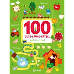 Loewe 100 Gute-Laune-Rätsel - Auf dem Land, Kartoniert (TB)