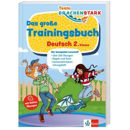 Klett Team Drachenstark: Das große Trainingsbuch Deutsch 2. Klasse, Kartoniert (TB)