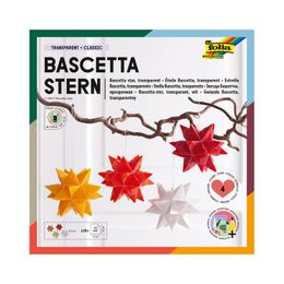 Folia Bastelset BASCETTA STERNE TRANSPARENT CLASSIC 4 x 32-teilig