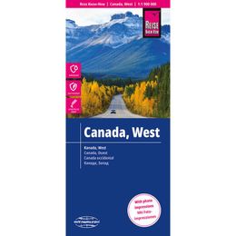 Reise Know-How Landkarte Kanada West / West Canada (1:1.900.000) - Reise Know-How Verlag Peter Rump GmbH, Karte (im Sinne von Landkarte)